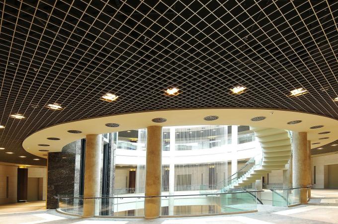 Environmental Aluminum Open Cell Ceiling , Suspended Open Cell Ceiling ...