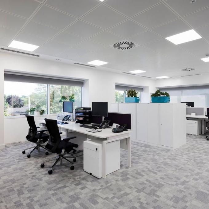 Acoustic Lay In Ceiling Panels For Hall PE Powdercoated 600x1200mm ...