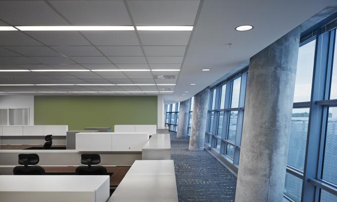 Acoustic Lay In Ceiling Panels For Hall PE Powdercoated 600x1200mm ...