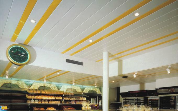 C Strip Concealed Metal Ceiling Tiles 50mm-300mm For Restaurant Hospital
