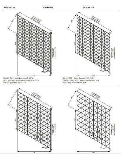 Transfer Printing Plain Aluminum Metal Ceiling Fireproof Open Cell ...