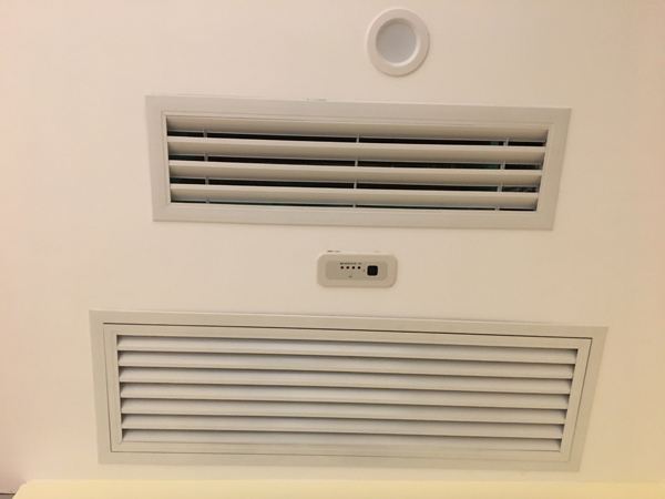 Extruded Aluminum Linear Grill Diffuser Powder Coated Rectangle