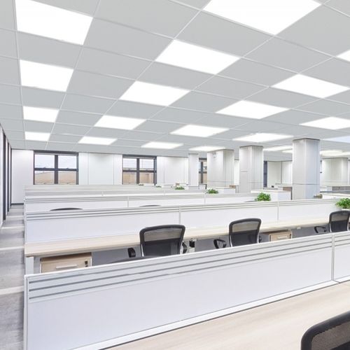 Library 600*600 Aluminium Ceiling Panel Lay On Expanded Mesh Ceiling System