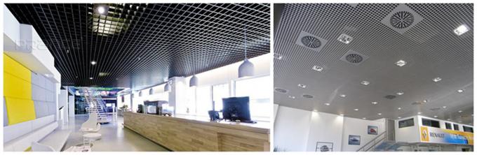 100x100 Aluminum Metal Ceiling PVDF Coating Aluminum Open Cell Ceiling