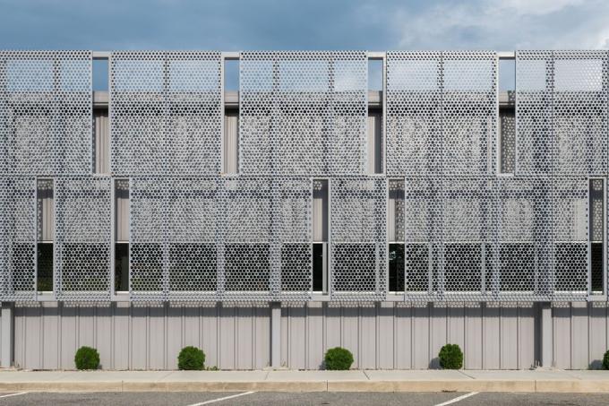 1000x1000 Metal Building Facades Exterior Perforated Aluminium Panels ...
