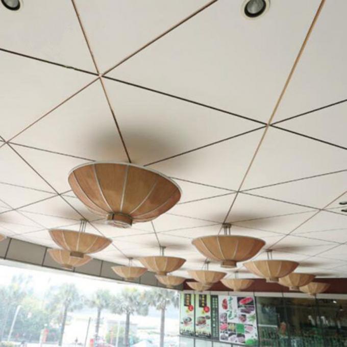 0.9mm Aluminum Metal Ceiling Triangle Shaped Clip In Suspended ...