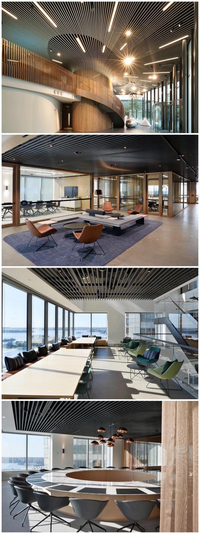 Dia 100mm Aluminum Baffle Ceiling Round Tube Baffle Metal Ceiling