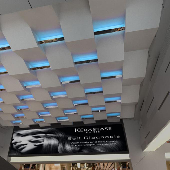 Plain Pattern Wave Ceiling Design