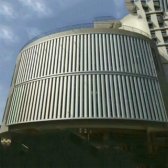Aerofoil Shaped External Aluminium Louvres 6000mm Length external ...