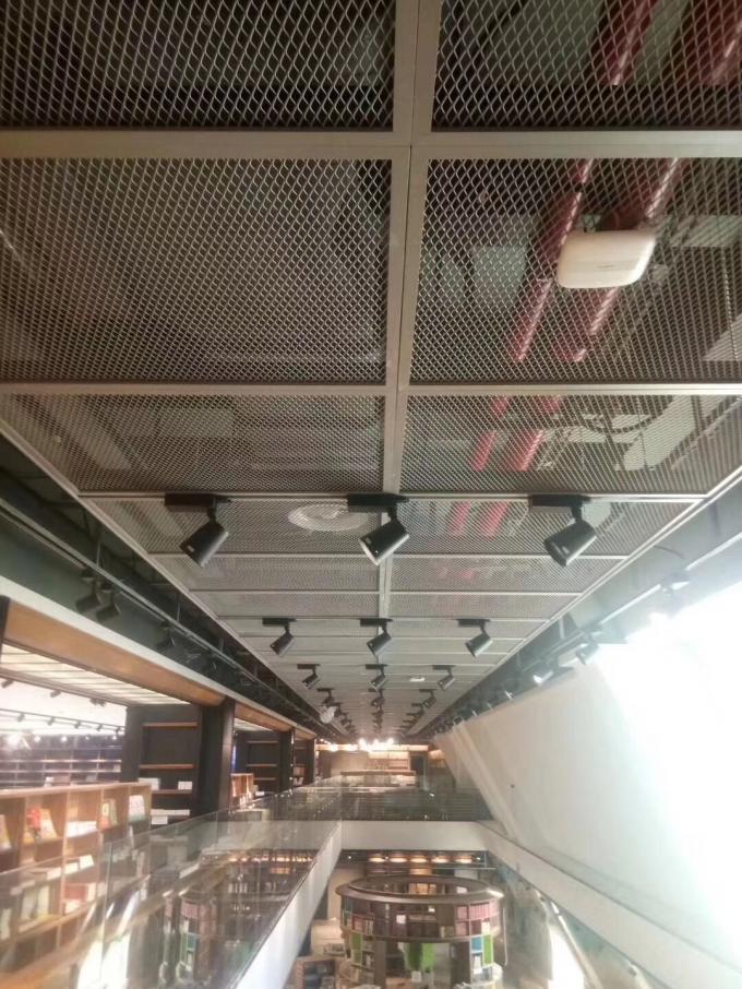 Expanded Metal Mesh Ceiling Panel Welded Frame 3mm Thick 1000x2000mm