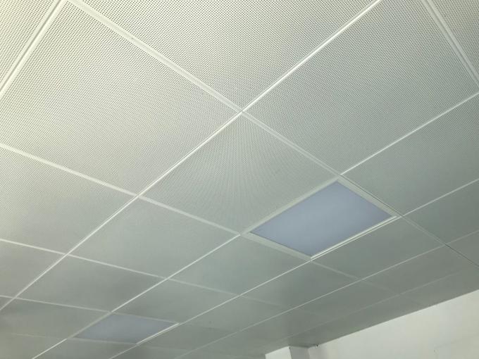 300x300mm Metal Ceiling Tiles Beveled Pattern Clip In Ceiling System