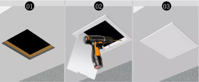 400x400mm Key Lock Aluminum Ceiling Access Panel Ceiling Wall ...