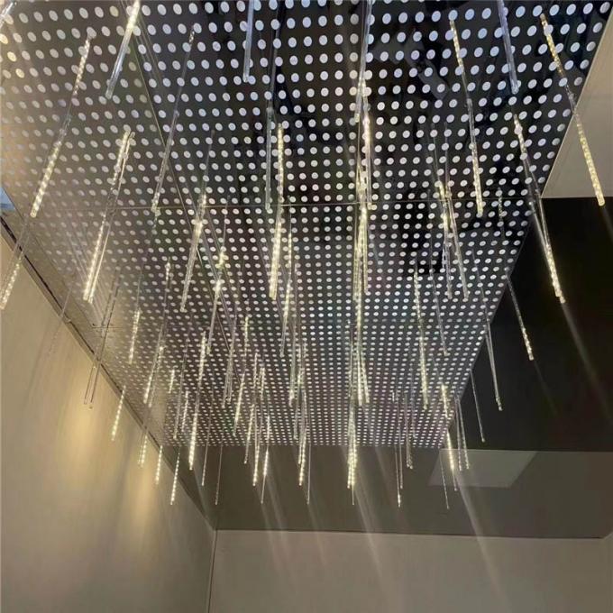 304 Stainless Steel Ceiling Panel Mirror Finished Concealed Perforated ...