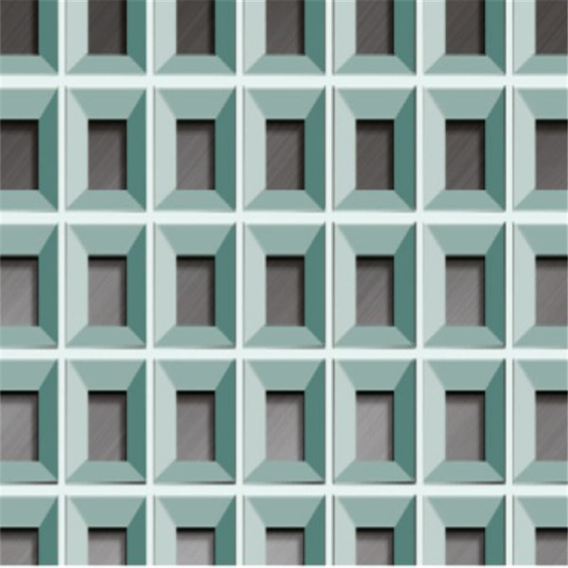 Sound Absorption Aluminum Grid Ceiling Pyramid Open Cell Ceiling System