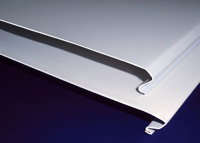 C Shaped Linear Metal Strip Ceiling , Aluminium Strip Ceiling