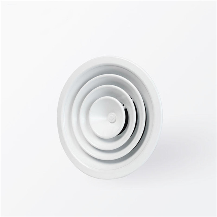 Dia 300 Ceiling Air Diffuser Anodized Extruded Circular Air Diffuser