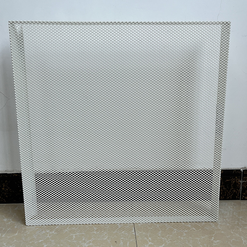 Galvanized Steel Mesh Ceiling Tiles Metal Hook On Panel Expand Mesh