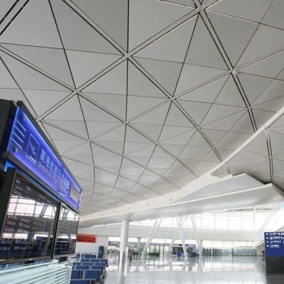 1mm Triangular Metal Ceiling Tiles Perforated Aluminium ISO9001